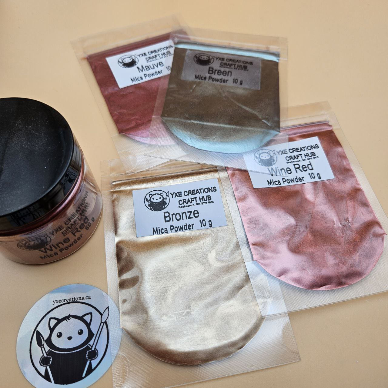 Mica Powder Metal Luster Series – YXE Creations Craft Hub