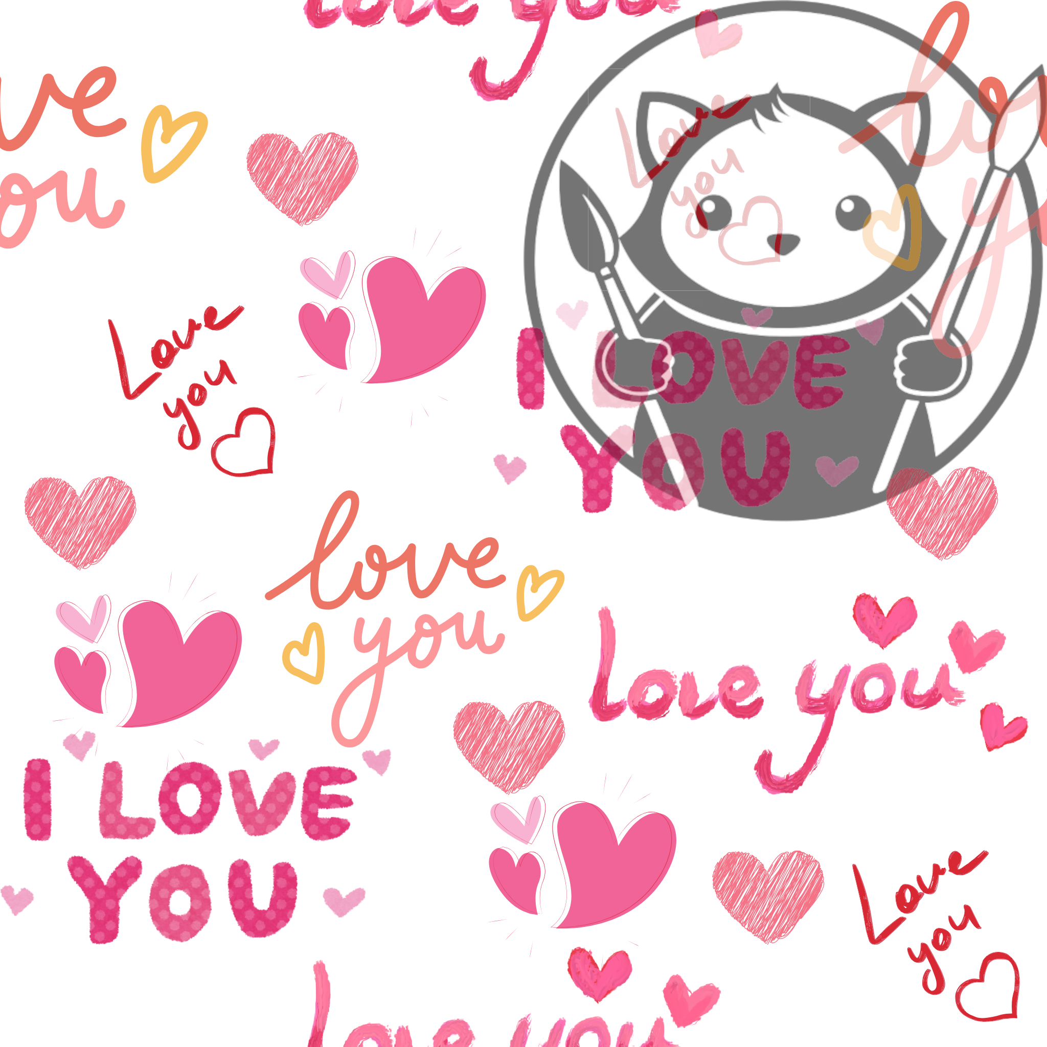 I Love You - Next Level Sheet – YXE Creations Craft Hub